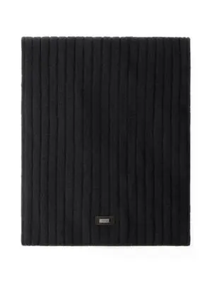 Herno Ribbed-knit Cashmere Scarf
