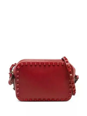 Valentino Garavani Rockstud-embellishment Crossbody Bag - Red