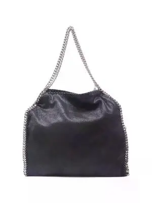 Stella McCartney Falabella Chain-trimmed Tote Bag - Black