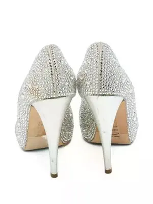 GINA Crystal-embellished Platform Pumps