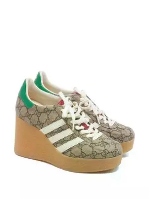 Gucci X Adidas Gazelle Wedge Sneakers