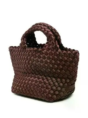 NAGHEDI Mini St. Barths Woven Tote Bag - Brown