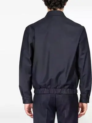 GREYED Domi Elasticated-hem Shirt Jacket