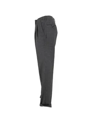 Incotex Pleated Turn-up Trousers