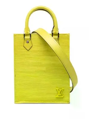 LOUIS VUITTON 2020 Epi Petit Sac Plat Satchel - Yellow