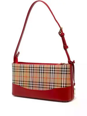 Burberry 2000-2017 Haymarket Check Canvas Shoulder Bag - Neutrals