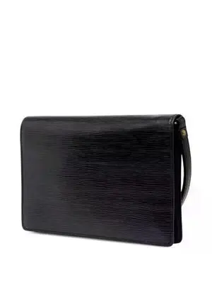 LOUIS VUITTON 1991 Epi Pochette Sellier Dragonne Clutch Bag