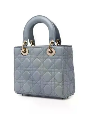 Dior 2017 Small Lambskin Cannage Myabcdior Lady Satchel