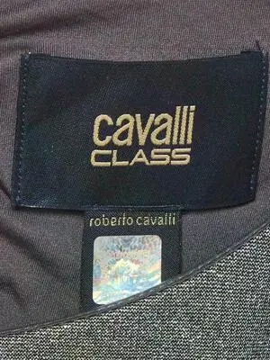 Roberto Cavalli Metallic-effect Mini Dress