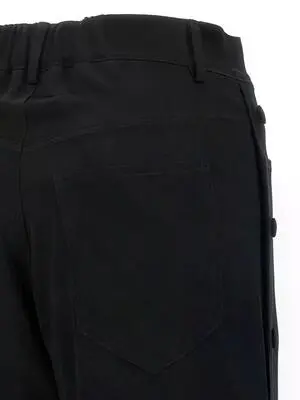 DI.LA3 PARI' Button-detail Wide-leg Trousers