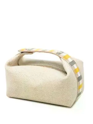 Hermès 2010-2026 Small Wool Bride A Brac Au Carre Case Vanity Bag