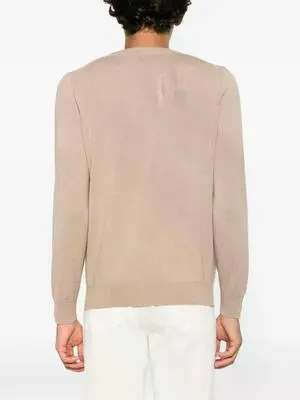 KANGRA Fine-knit Crew-neck Sweater