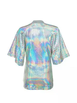 Attico Holographic Jersey T-shirt