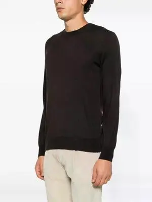 KANGRA Fine-knit Crew-neck Sweater