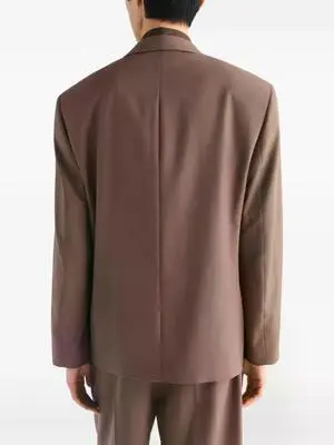 LEMAIRE Double-breasted Jacket In Tropical Wool Blend