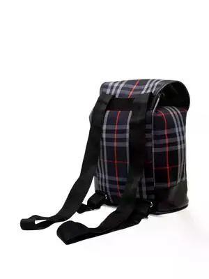 Burberry 20th Century House Check Canvas Backpack