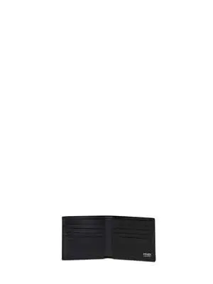 Fendi Black Ff Jacquard Bi-fold Wallet