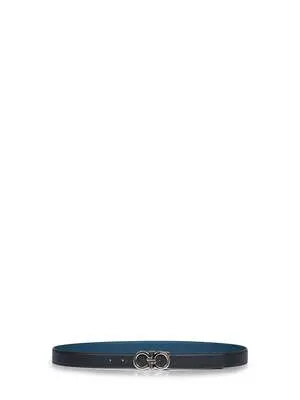 FERRAGAMO Two-tone Gancini Reversible Belt - Multicolor