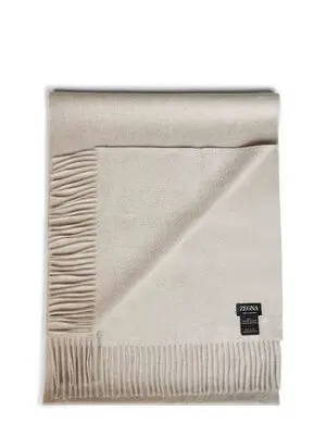 Zegna Beige Oasi Cashmere Scarf