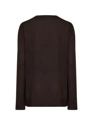 TOTEME Fondante Lyocell And Cashmere V-neck Sweater - Multicolor