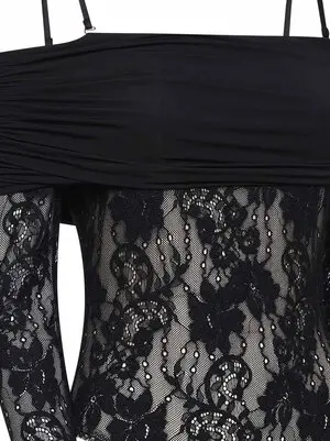 Zimmermann Black Lace Rebellion Bodysuit