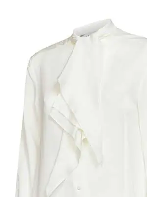 Max Mara White Mxmleccio Ruffled Shirt