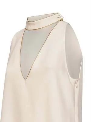 Valentino Garavani Vanilla Cady Couture Mini Dress