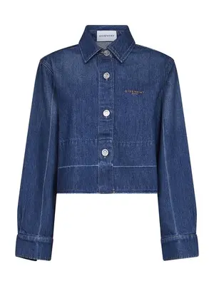 Givenchy Blue Cotton Denim Shirt