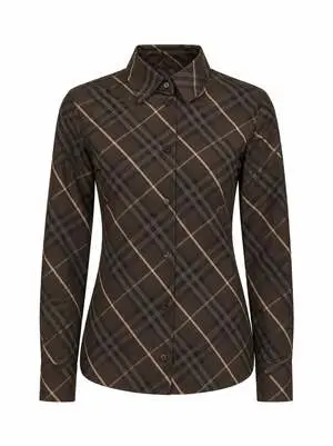 Burberry Multicolored Burbery Check Pattern Slim-fil Shirt