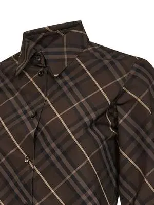 Burberry Multicolored Burbery Check Pattern Slim-fil Shirt