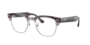 Ray-ban Meta Audio Clubmaster Clear,ruby