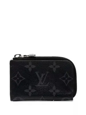 LOUIS VUITTON 2010-2026 Monogram Eclipse Zippy Purse Coin Pouch