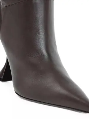 Amina Muaddi Pointed-toe Over-the-knee Boots