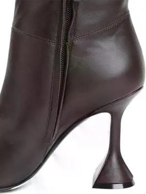 Amina Muaddi Pointed-toe Over-the-knee Boots