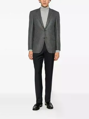 Canali Pleated Wool Trousers