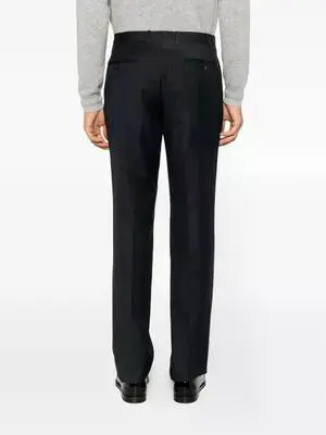 Canali Pleated Wool Trousers