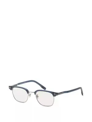 TOM FORD Browline-frame Glasses - Blue