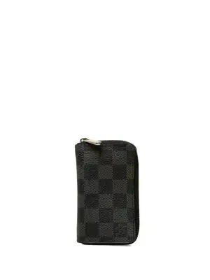 LOUIS VUITTON 2012 Damier Graphite Zippy Purse Coin Pouch - Black