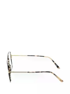 TOM FORD T-logo Square-frame Glasses