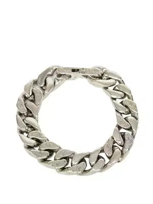 LOUIS VUITTON 2023 Brass Monogram Chain Link Bracelet Costume Bracelet - Silver