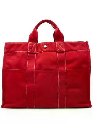 HERMÈS 2010-2026 Canvas Fourre Tout Mm Tote Bag