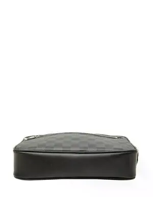 LOUIS VUITTON 2020 Damier Graphite Kasai Clutch Bag