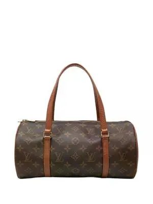 LOUIS VUITTON 1994 Monogram Papillon 30 Handbag - Brown