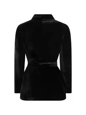 Peserico Velvet Belted Jacket