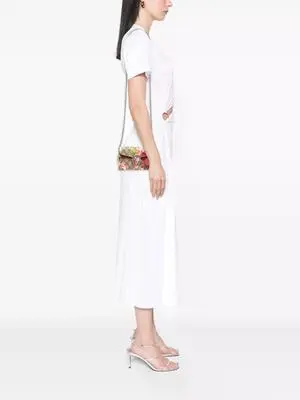 Gucci 2015 Mini Gg Supreme Blooms Dionysus Crossbody Bag