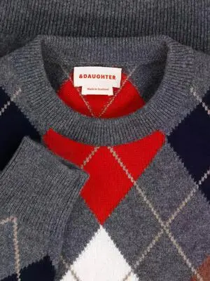 &daughter Ava Argyle Wool Sweater