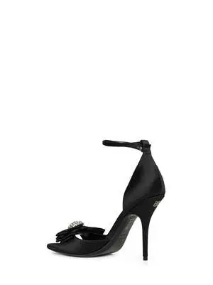 Balenciaga Black Avenue Palazzo 110 Mm Sandals - Multicolor