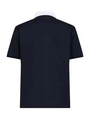 Gucci Blue Stretch Cotton Pique Polo Shirt