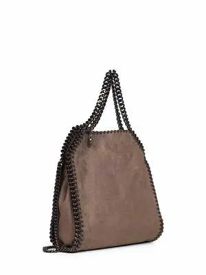 Stella McCartney Taupe Grey Falabella 3 Tote Bag