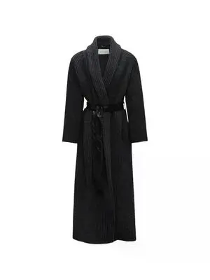 Magda Butrym Ribbed Belted Coat